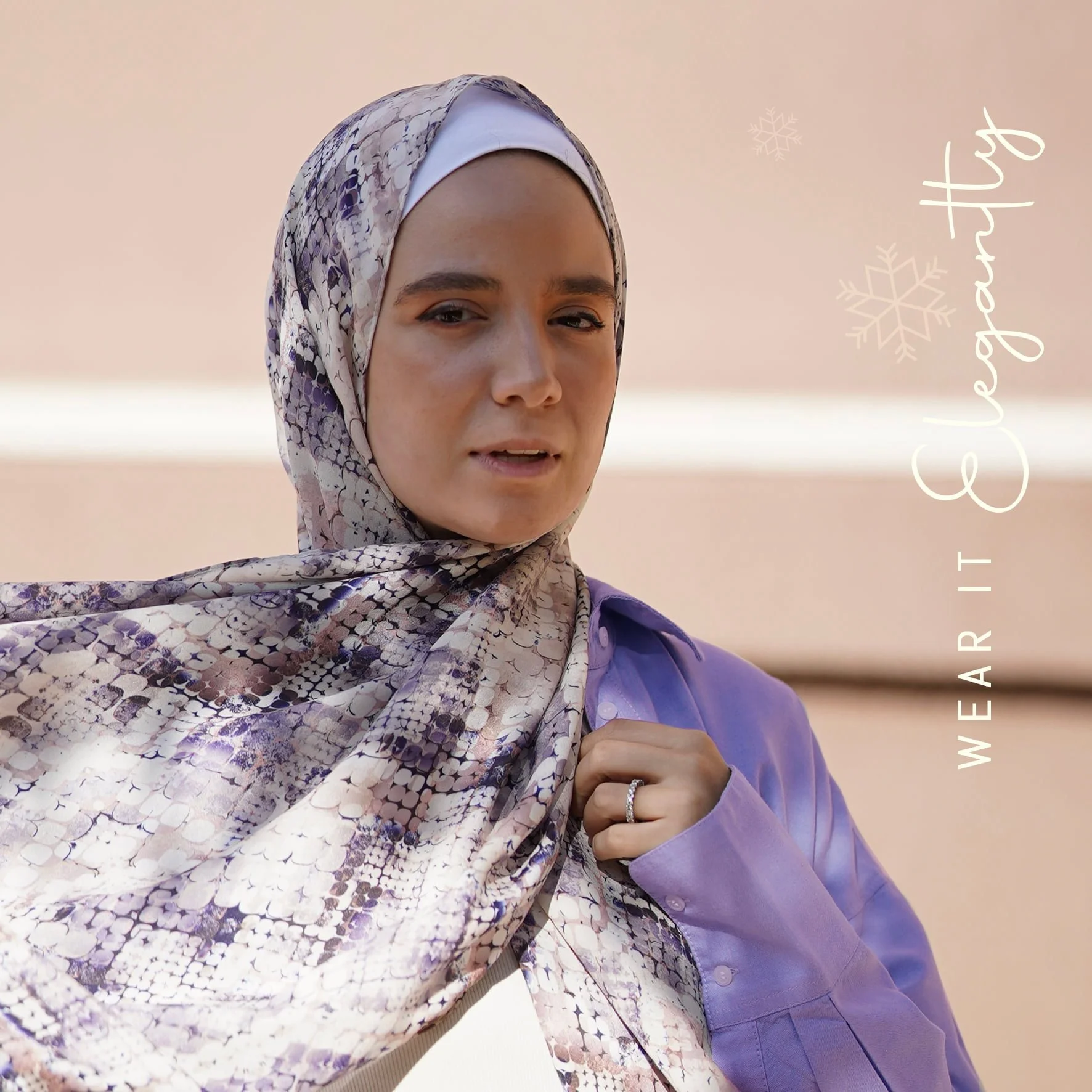 Crepe scarf store